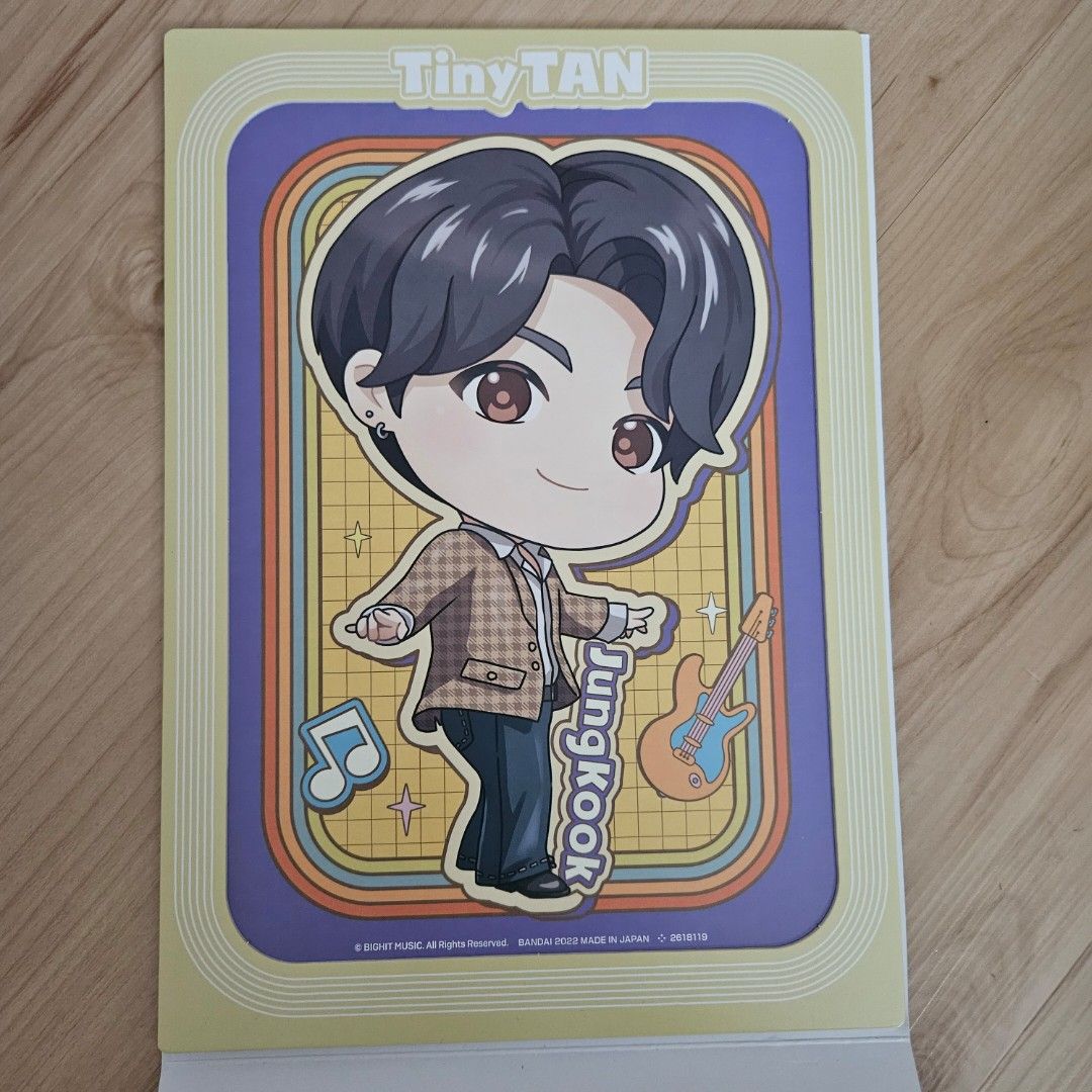 BTS TinyTan Jungkook Dynamite Flat Gashapon poster, Hobbies & Toys, Memorabilia & Collectibles ...