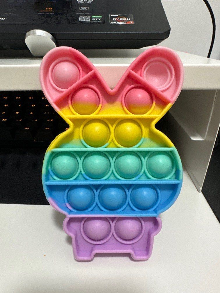 bunny fidget toy, Hobbies & Toys, Toys & Games on Carousell