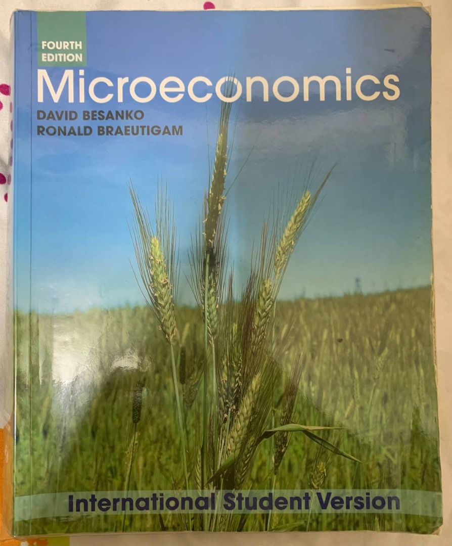 By David Besanko, Ronald Braeutigam: Microeconomics Fourth (4th ...