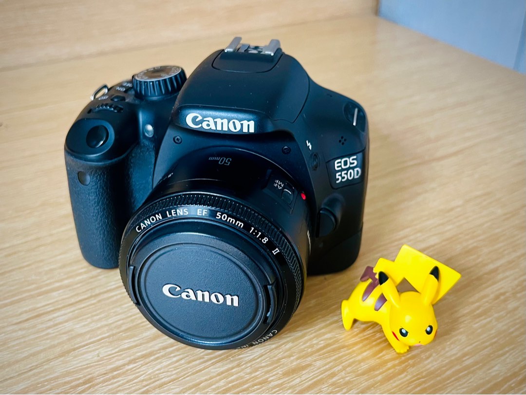 Canon EOS 550D + EF 50mm F1.8, 攝影器材, 相機 - Carousell