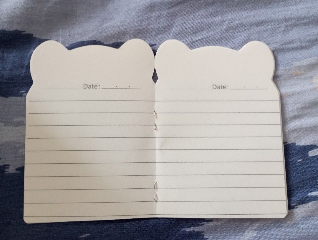 Cartoon cute mini writing notebook , memo, milky cow, dinasour, bunny ...