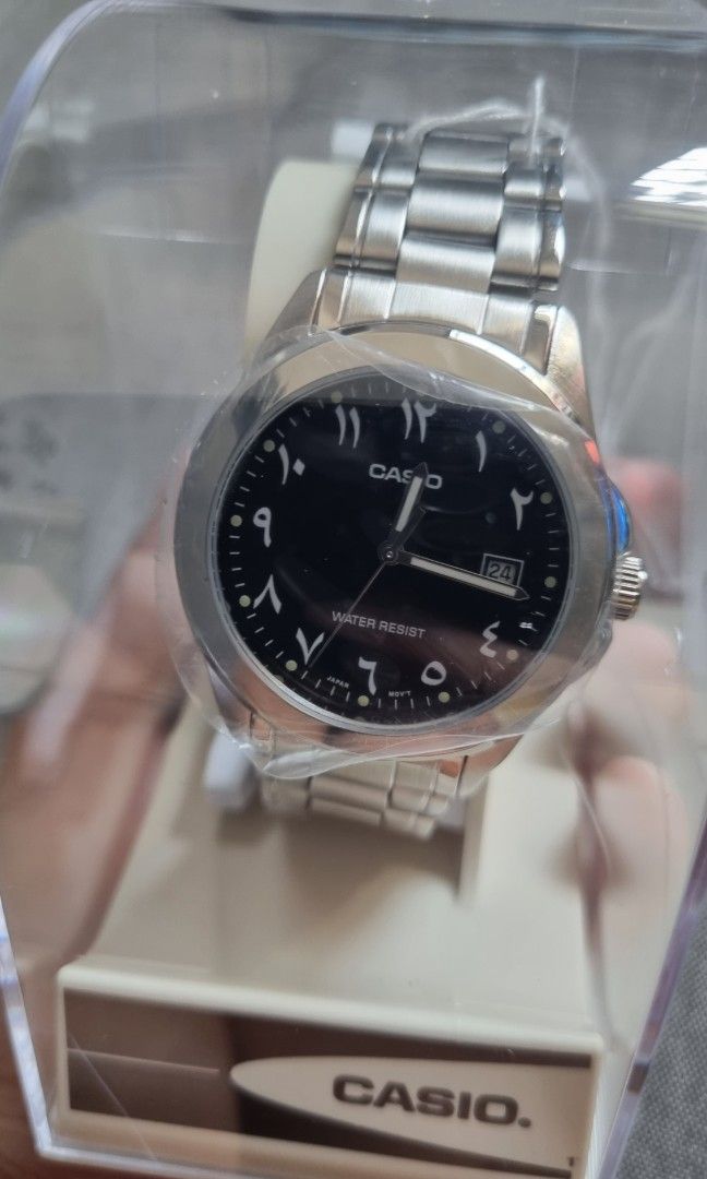 Casio Arabic Dial Women's Watch Stainless Steel, Women's Fashion ...