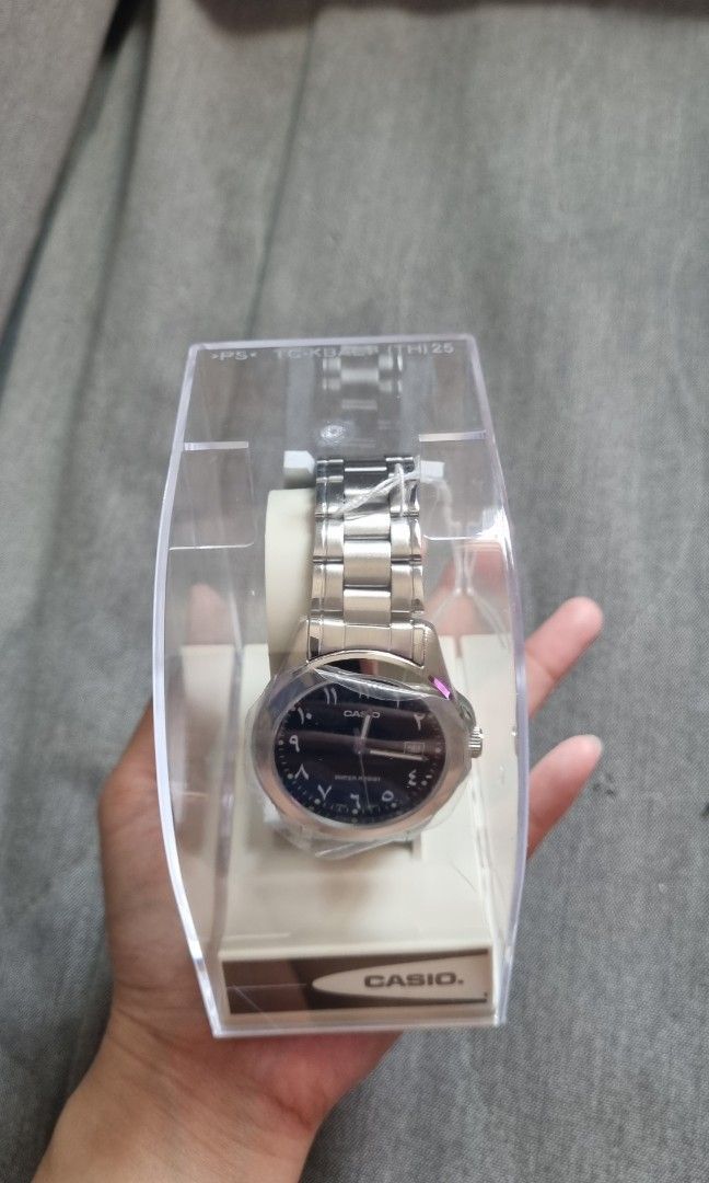 Casio Arabic Dial Women's Watch Stainless Steel, Women's Fashion ...