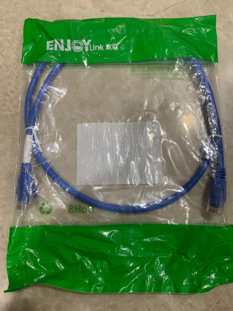 Cat 6 rj45 jumper cable 1M, Computers & Tech, Parts & Accessories ...