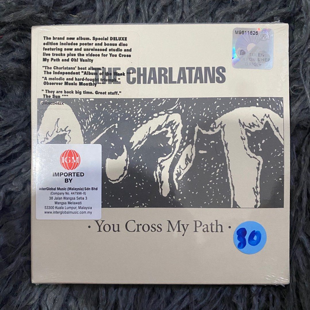 CD THE CHARLATANS You Cross My Path, Hobbies & Toys, Music & Media, CDs ...