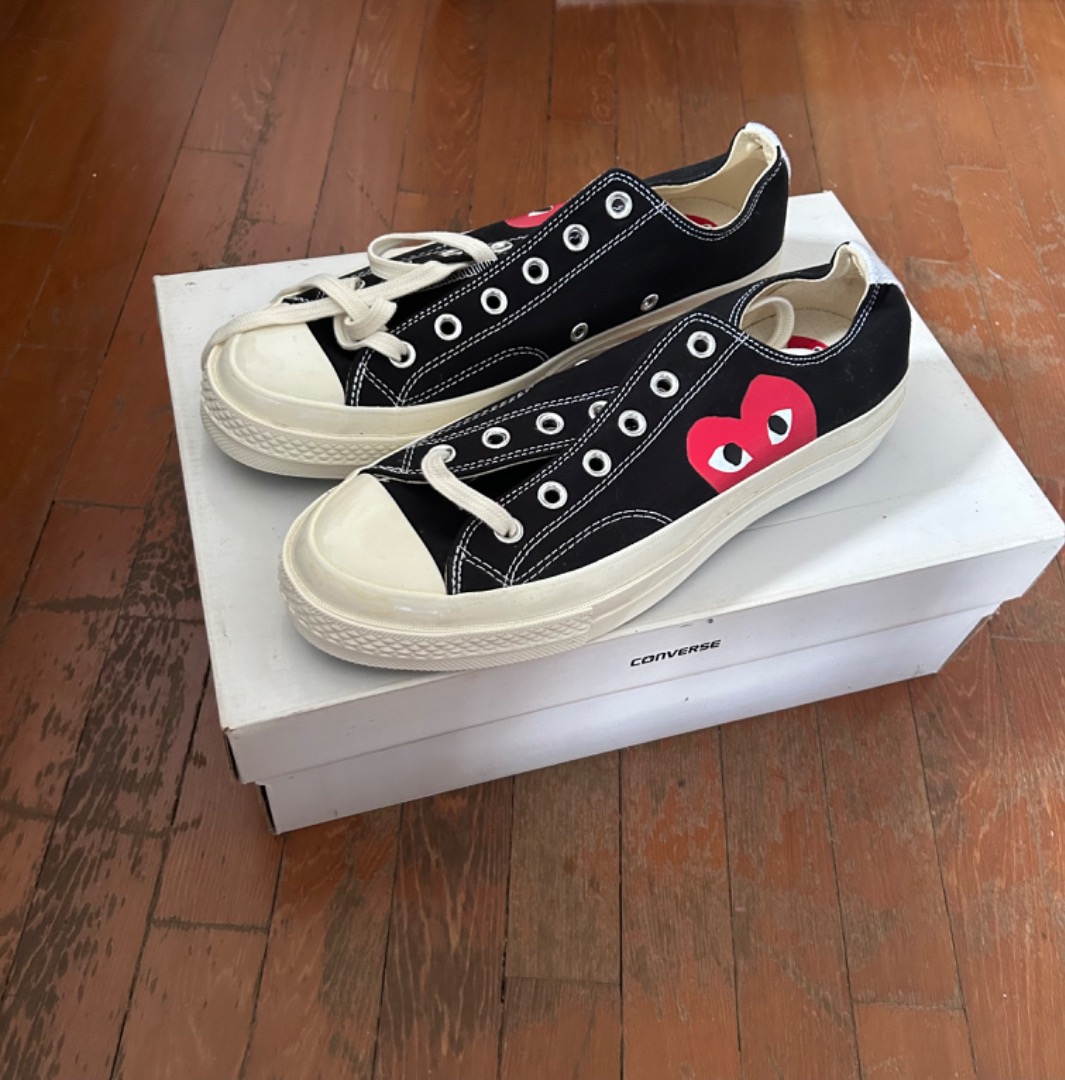 CDG Converse, Men's Fashion, Footwear, Sneakers on Carousell