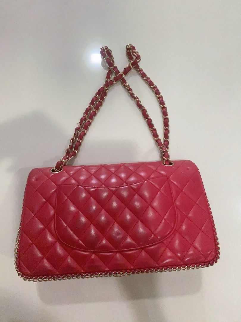 Chanel limited edition MBS red lambskin, Luxury, Bags & Wallets on ...