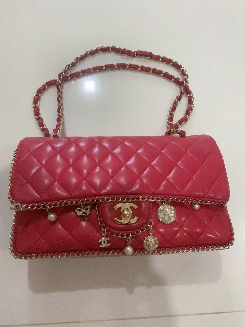 Chanel limited edition MBS red lambskin, Luxury, Bags & Wallets on ...