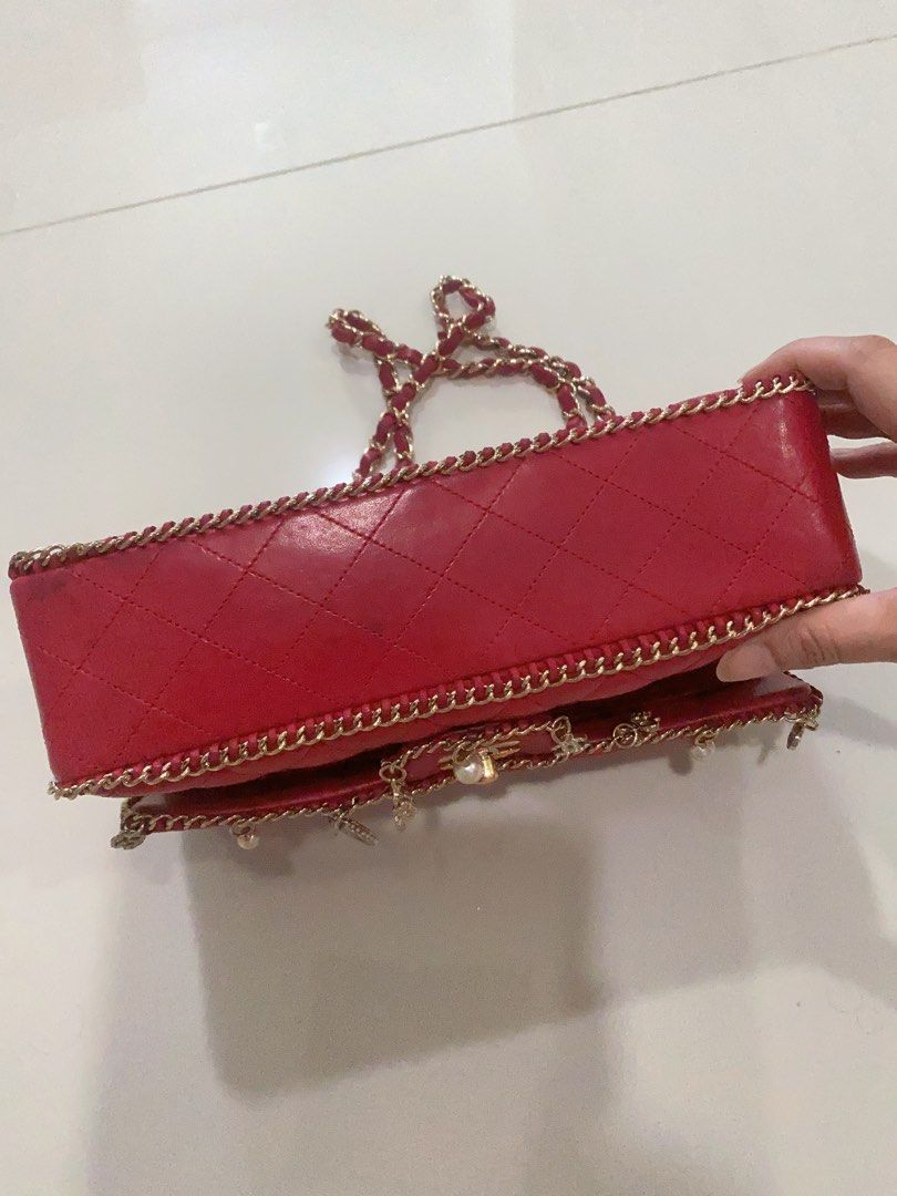 Chanel limited edition MBS red lambskin, Luxury, Bags & Wallets on ...