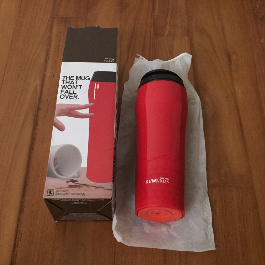 Changi Recommends Mighty Mug Smartgrip Technology Red, Furniture & Home Living, Kitchenware ...