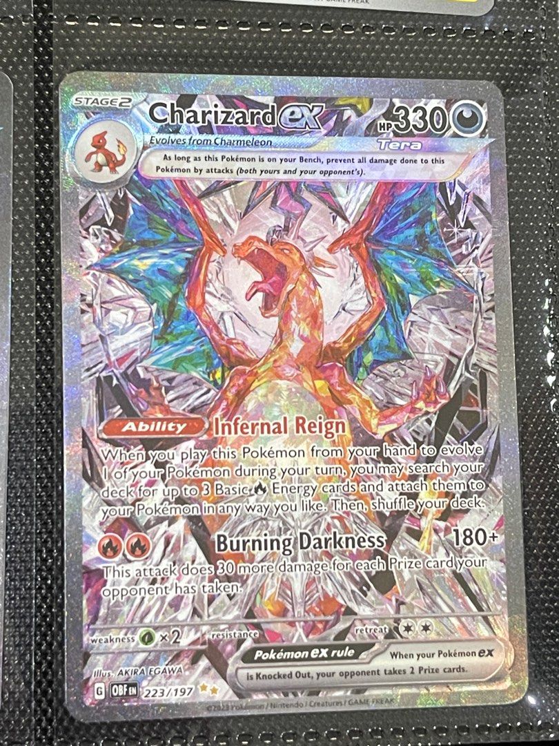 charizard ex obsidian flame, Hobbies & Toys, Toys & Games on Carousell