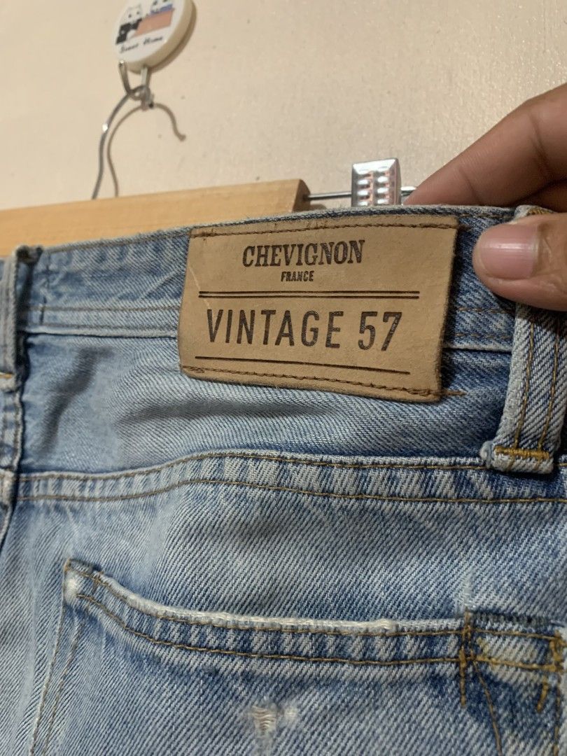 Chevignon France Vintage 57 Slim Straight, Women's Fashion, Bottoms ...