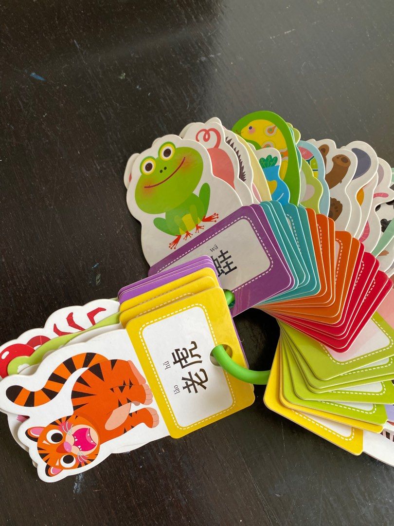 Chinese English flash cards, Hobbies & Toys, Toys & Games on Carousell