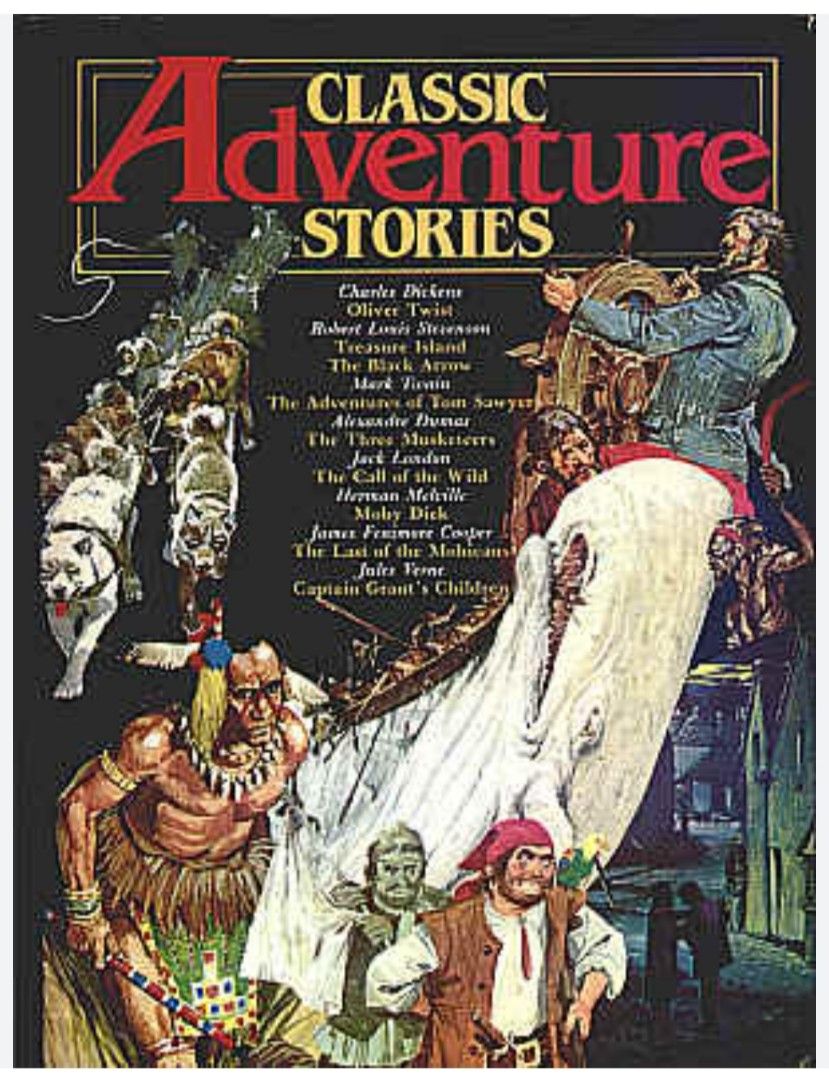 Classic Adventure Stories - Hardcover - 1974, Hobbies & Toys, Books ...