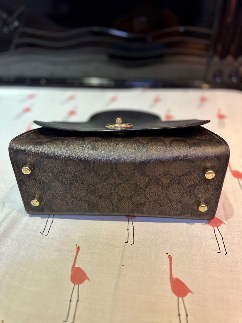 Coach Tilly Top Handle satchel in signature canvass, Luxury, Bags ...