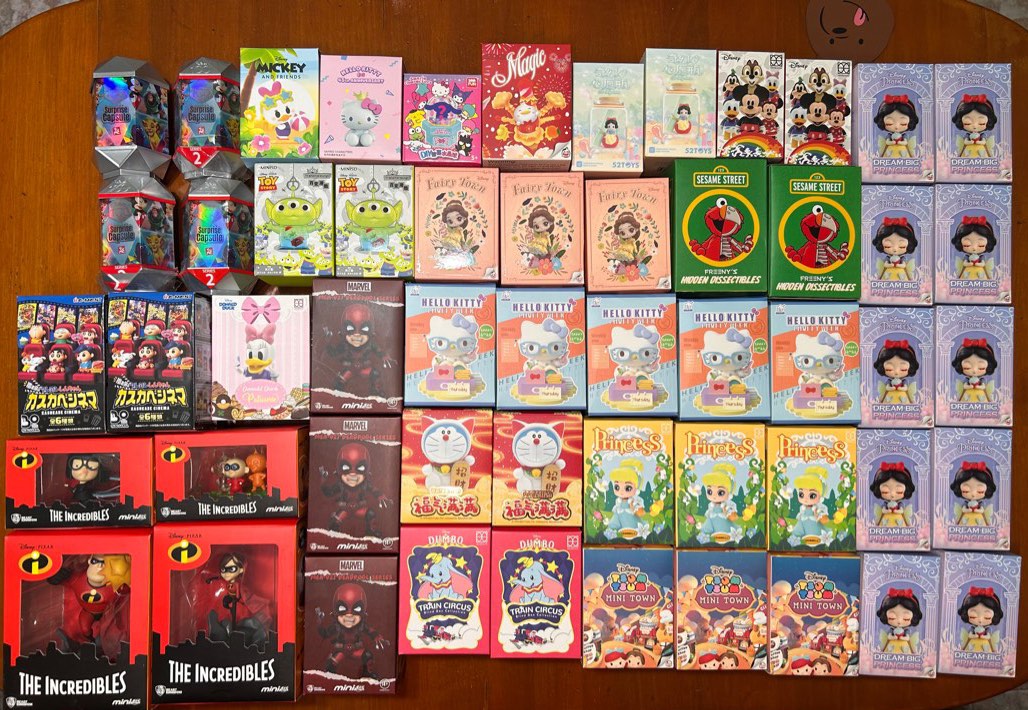 Compiled Blind Boxes listing, Hobbies & Toys, Toys & Games on Carousell