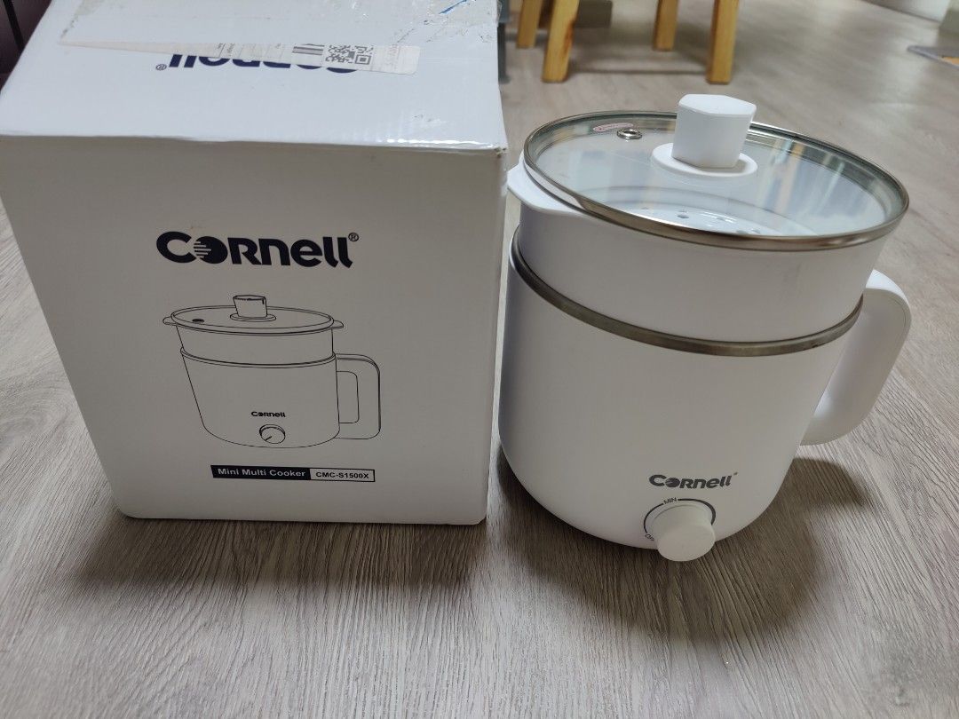 Cornell 1.5L Mini Multi Cooker with Steam Tray, Personal Steamboat ...