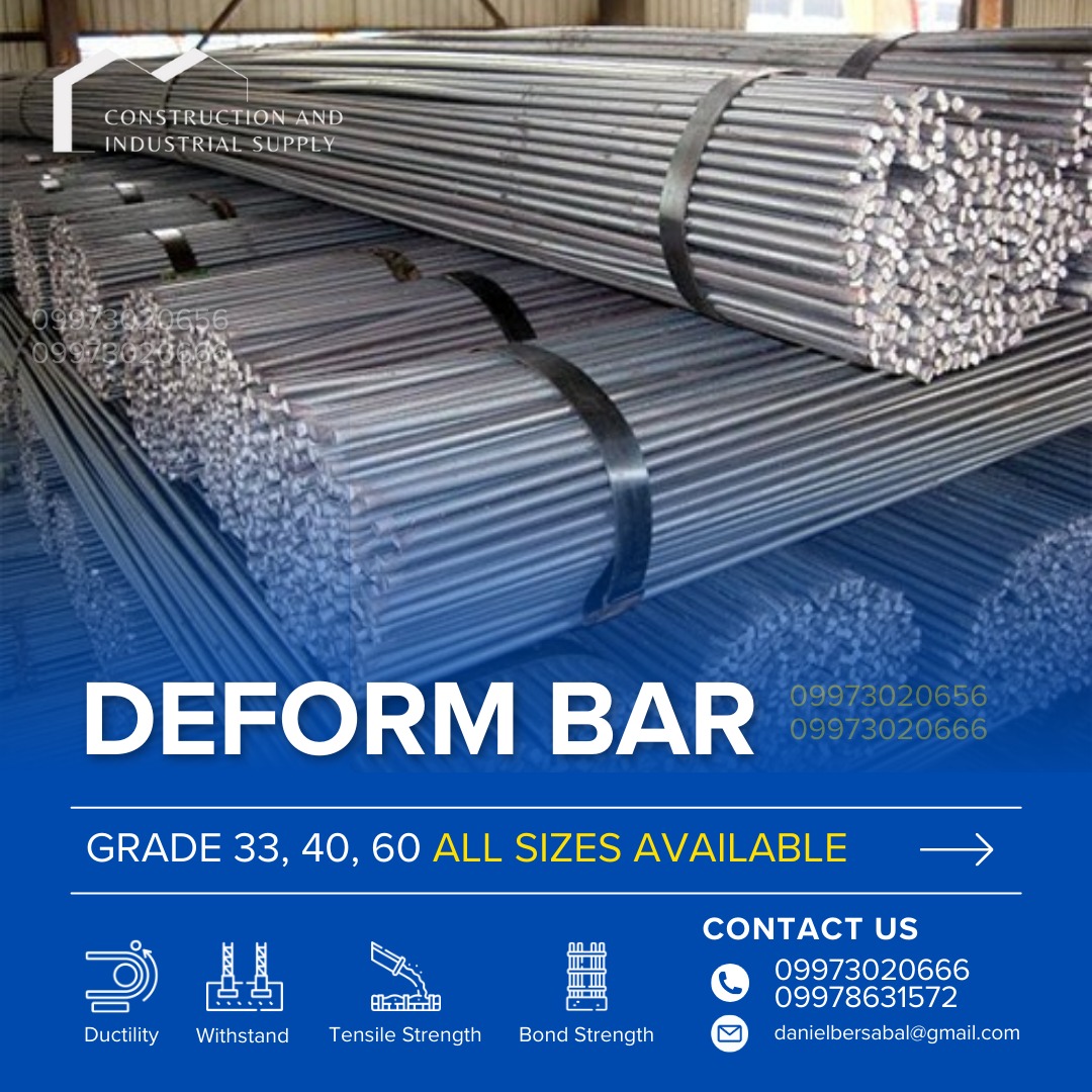 Corrugated Bar | Deformed Bar | Deform Bar | Metals | Kabilya | Steel ...