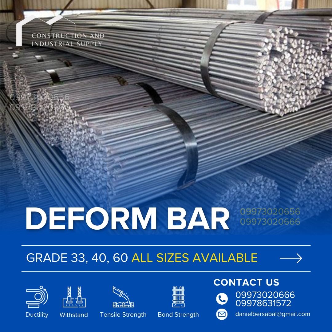 Corrugated Bar | Deformed Bar | Deform Bar | Metals | Kabilya | Steel ...