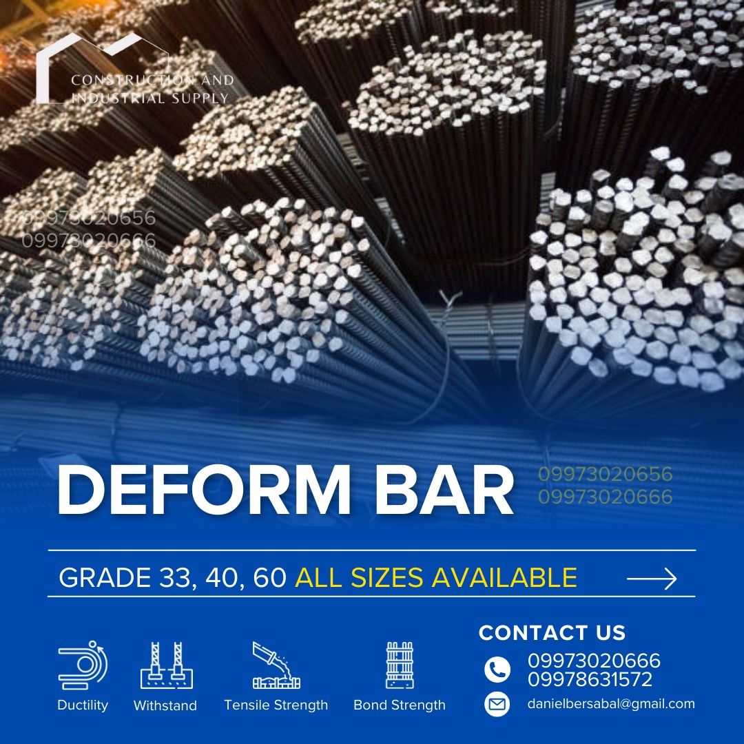 Corrugated Bar | Deformed Bar | Deform Bar | Metals | Steel Bar ...