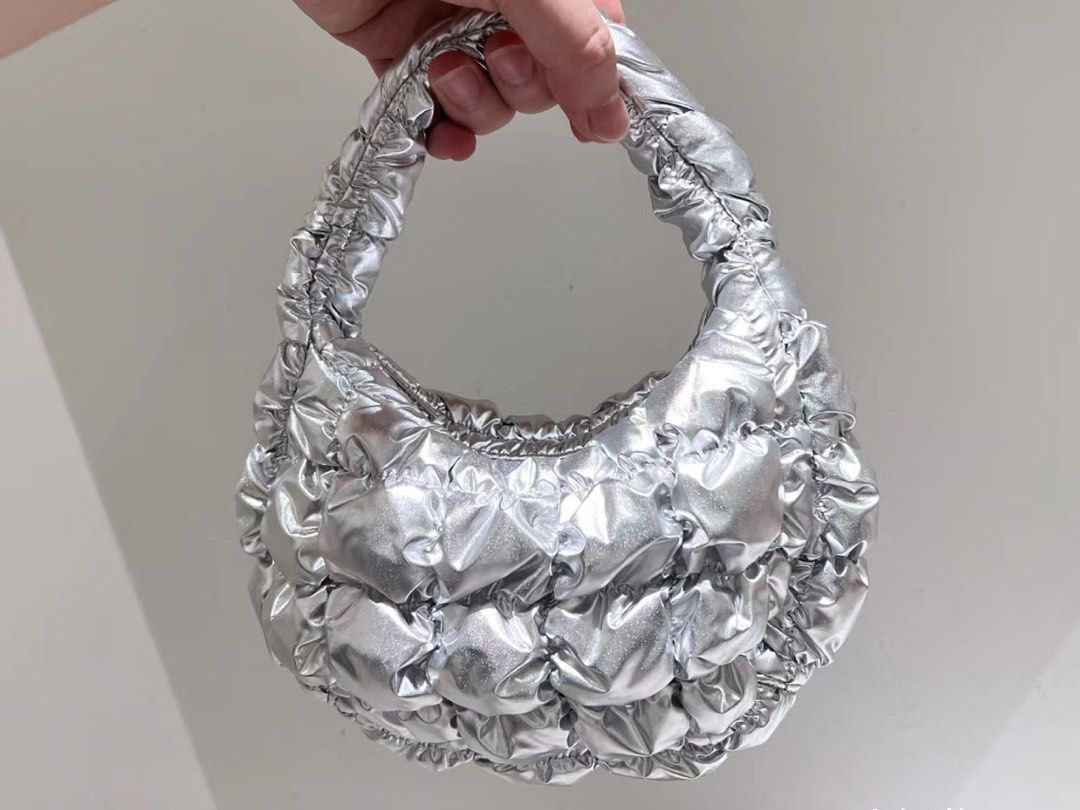 Cos metallic silver micro, Women's Fashion, Bags & Wallets, Purses ...