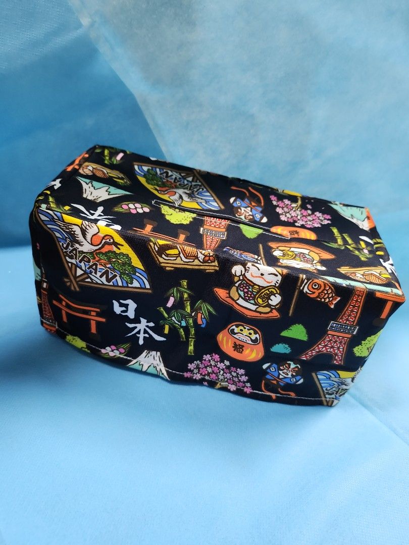 Daruma x Japan Tissue Box Cover - Handmade, Furniture & Home Living ...