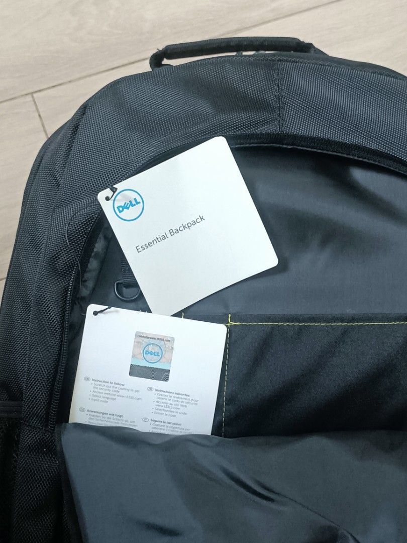 Dell Laptop Backpack 15.6", Men's Fashion, Bags, Backpacks on Carousell