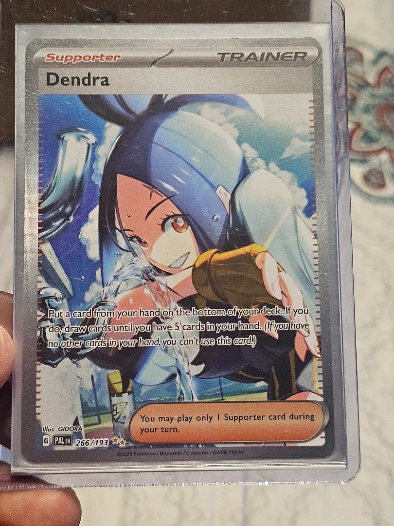 DENDRA 266/193 SPECIAL ILLUSTRATION RARE PALDEA EVOLVED POKEMON CARD ...