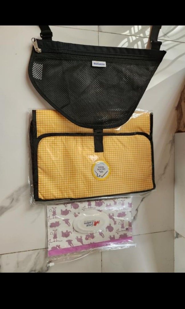 Diaper map, wipes cover, stroller bag, Babies & Kids, Bathing ...