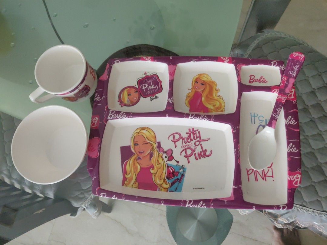 Barbie cutlery set ServeMe brand, Furniture & Home Living, Kitchenware ...