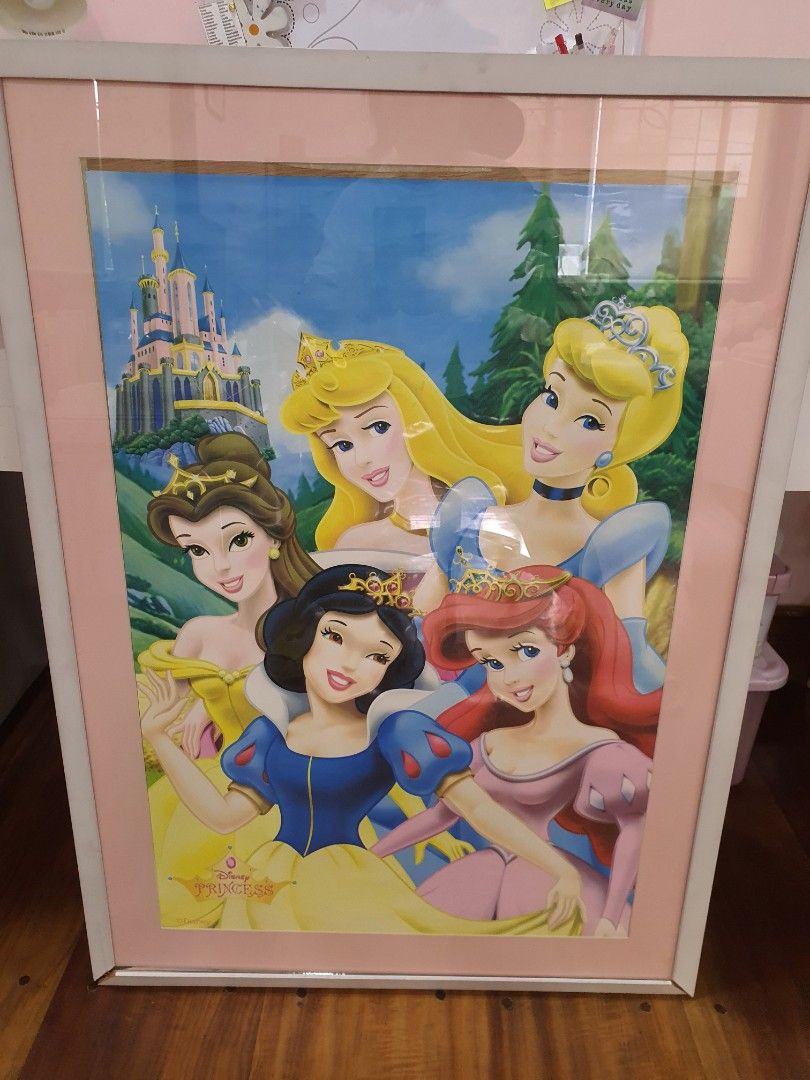 Disney Princess play mat and Hanging Frame, Babies & Kids, Baby Nursery ...