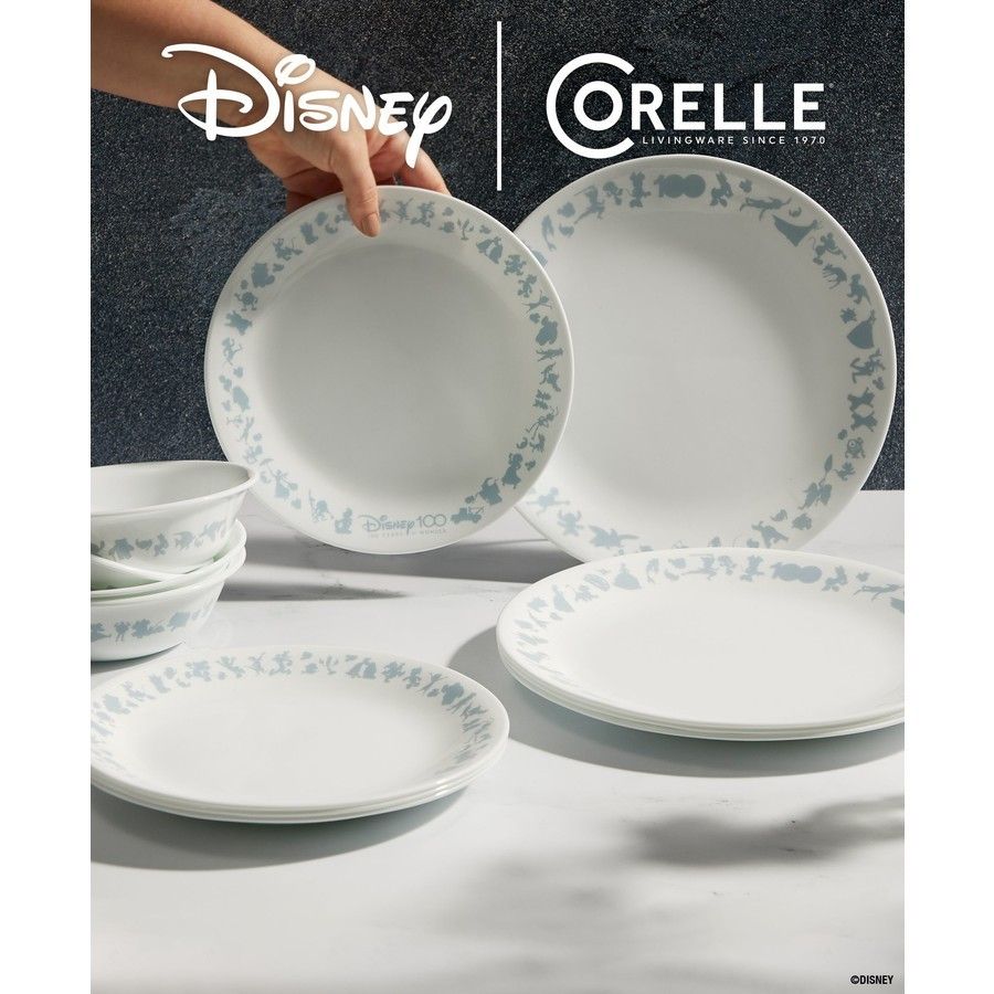 Disney x Corelle [Disney Commemorative Series] 12-pc set, Furniture ...