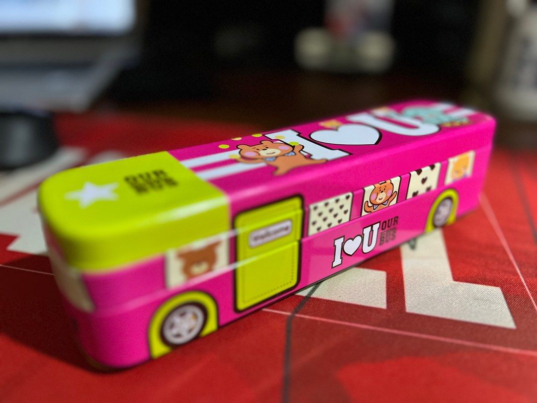 Double Deck School Bus Pencil Case, Hobbies & Toys, Stationery & Craft ...