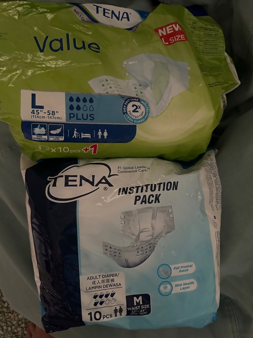 Dr P large size diapers - 8 diapers per pack x 8 packets + FOC loose ...