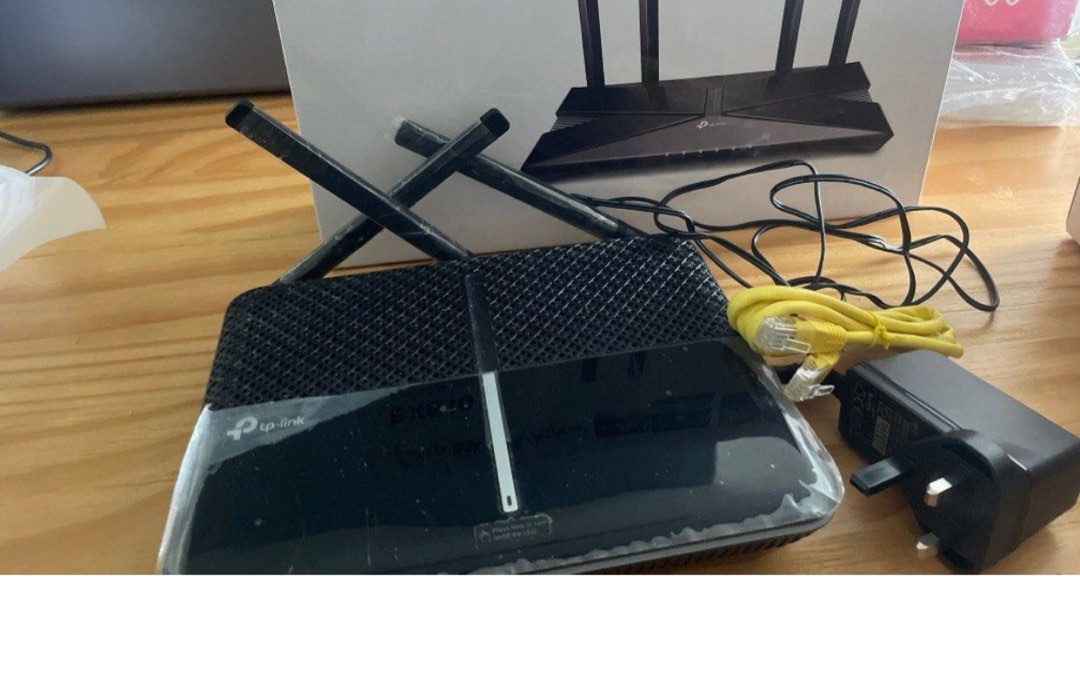 EC 330 TP link dual band wi-fi 6 router, Computers & Tech, Parts ...