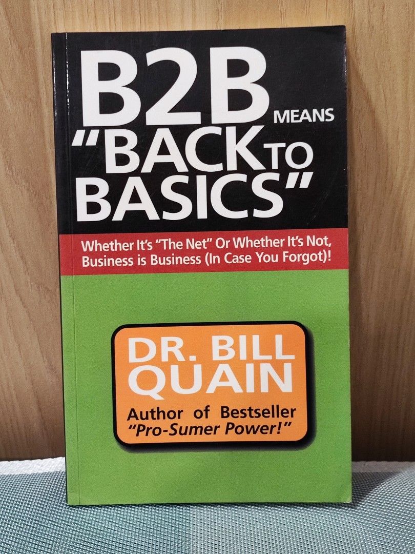 (ENG) B2B means " Back To Basics ", Hobbies & Toys, Books & Magazines, Textbooks on Carousell