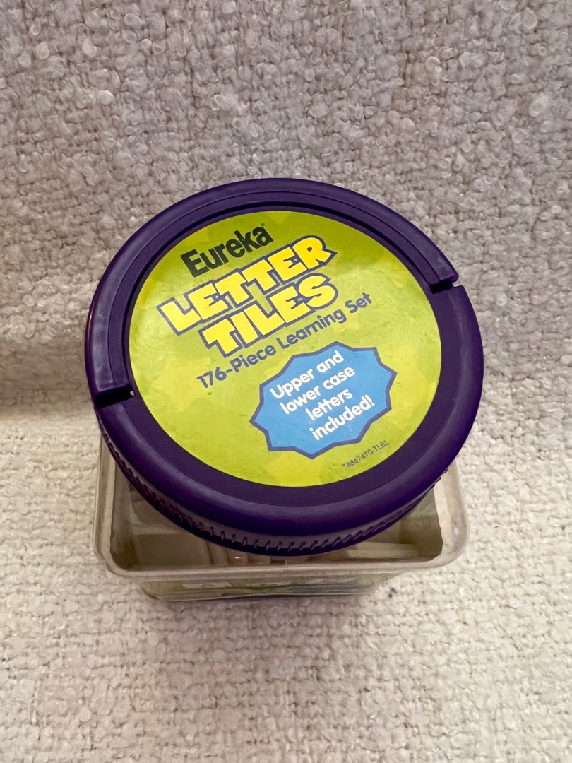 Eureka letter tiles word tiles, Hobbies & Toys, Toys & Games on Carousell