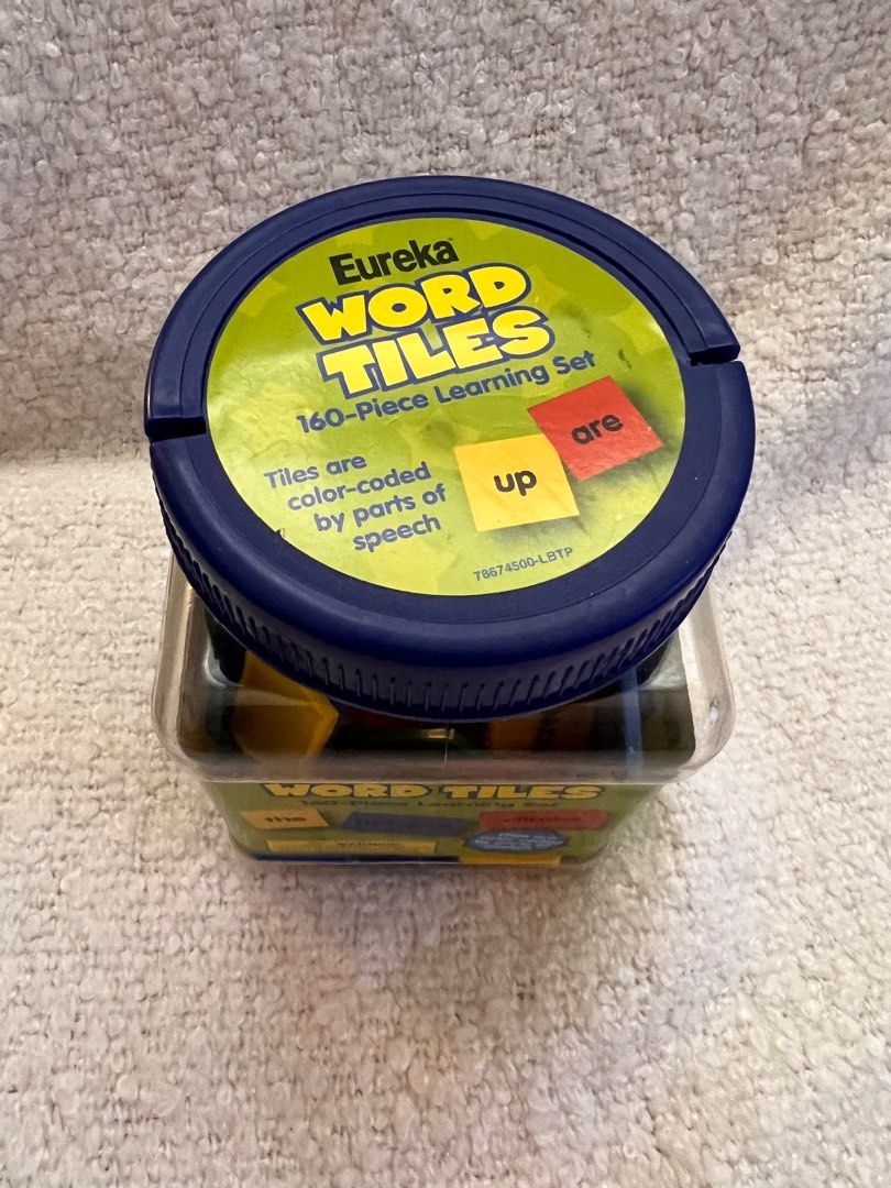 Eureka letter tiles word tiles, Hobbies & Toys, Toys & Games on Carousell