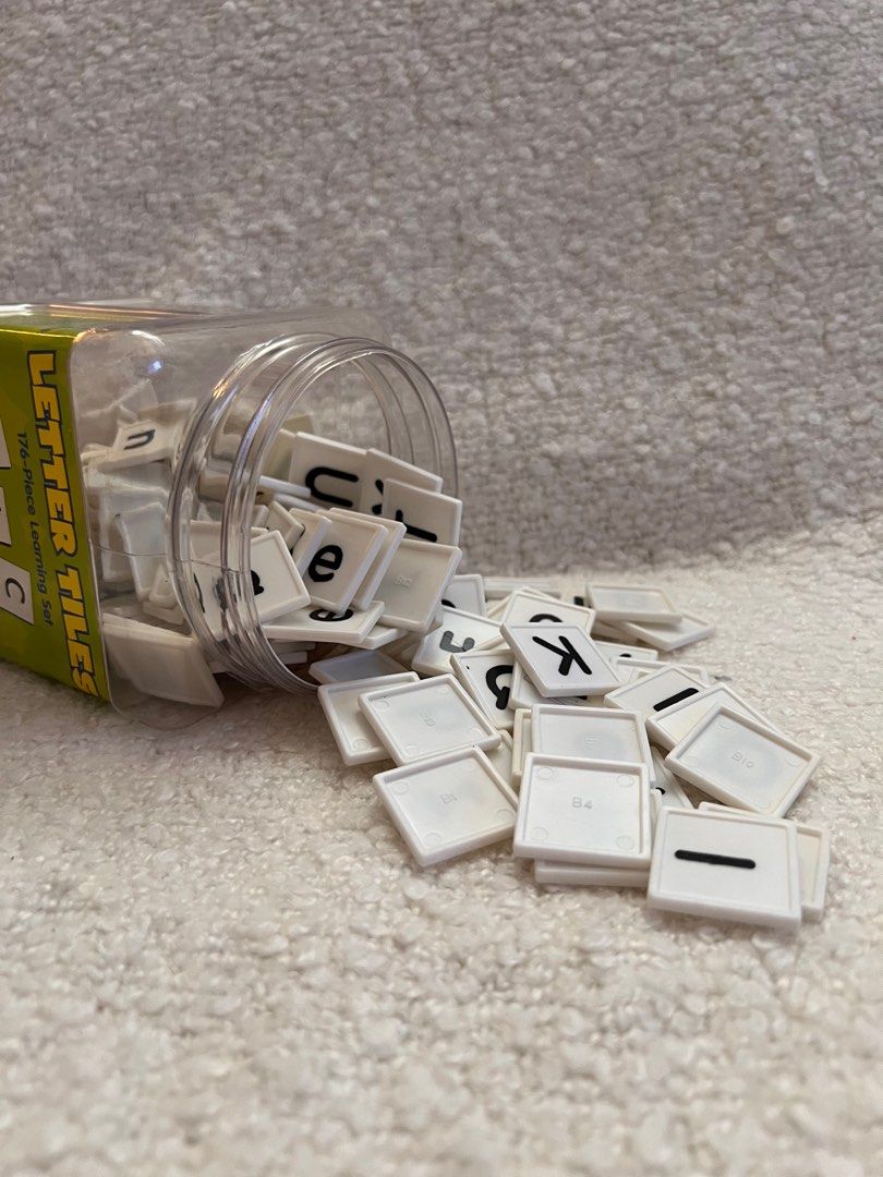 Eureka letter tiles word tiles, Hobbies & Toys, Toys & Games on Carousell