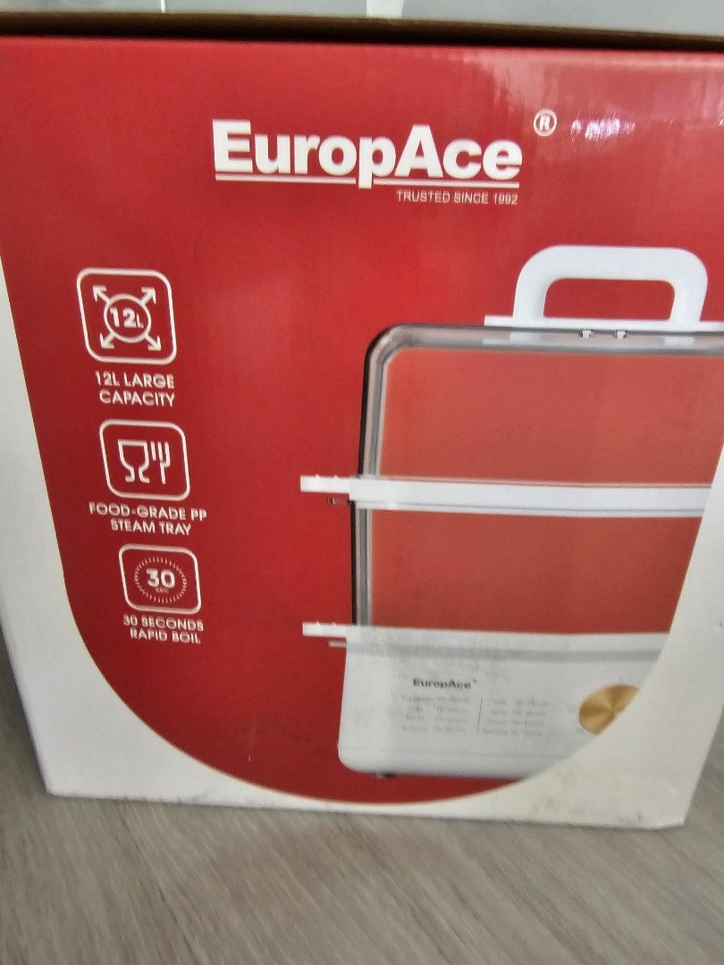 Euroace 2 tier 12L steamer, TV & Home Appliances, Kitchen Appliances ...