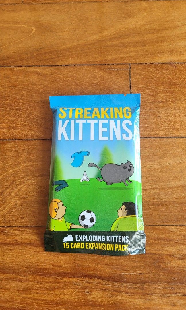 Exploding Kittens expansion - Streaking Kittens, Hobbies & Toys, Toys ...
