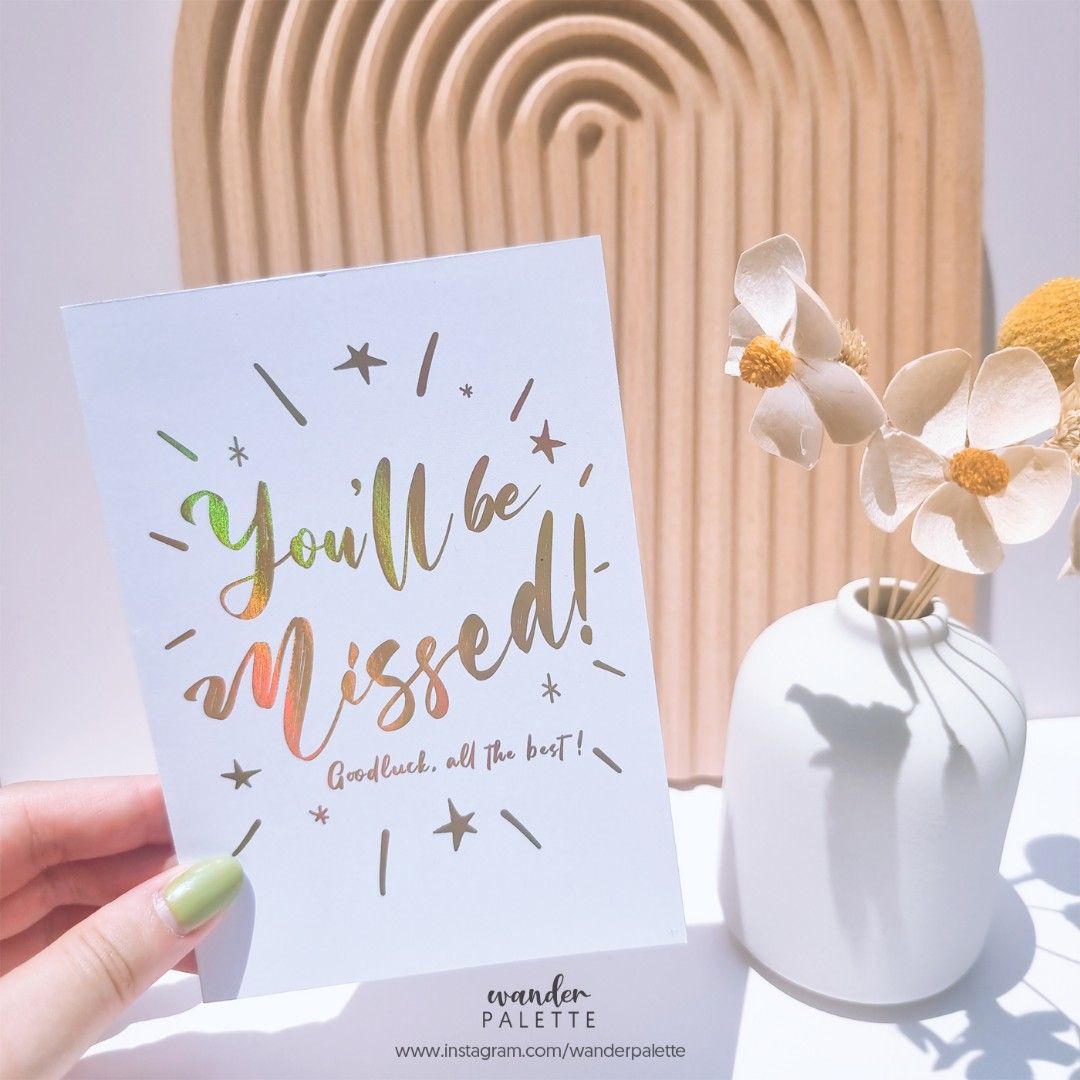 Farewell Card | Goodbye Card | Farewell Card | Customized Farewell Card ...