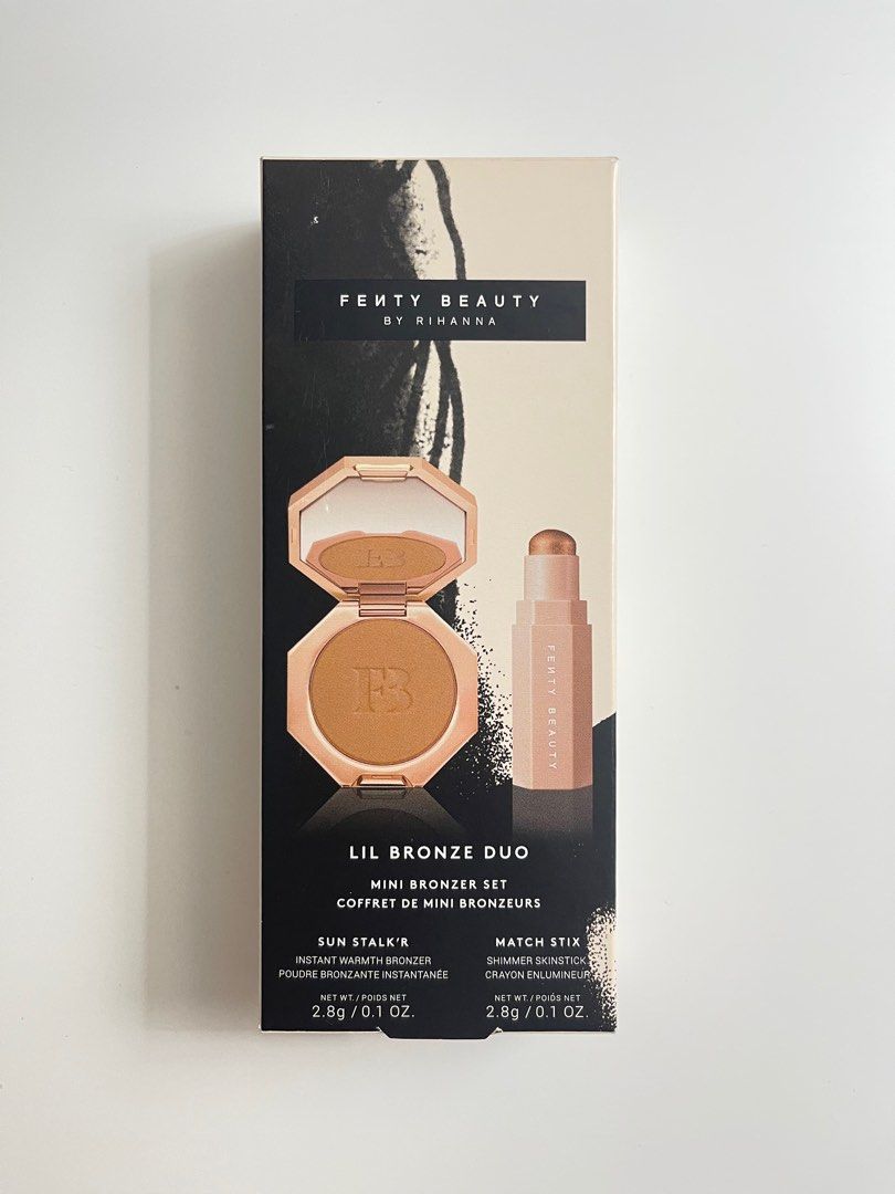 Fenty mini bronzer set (Lil bronzer duo) Brand new, Beauty & Personal ...