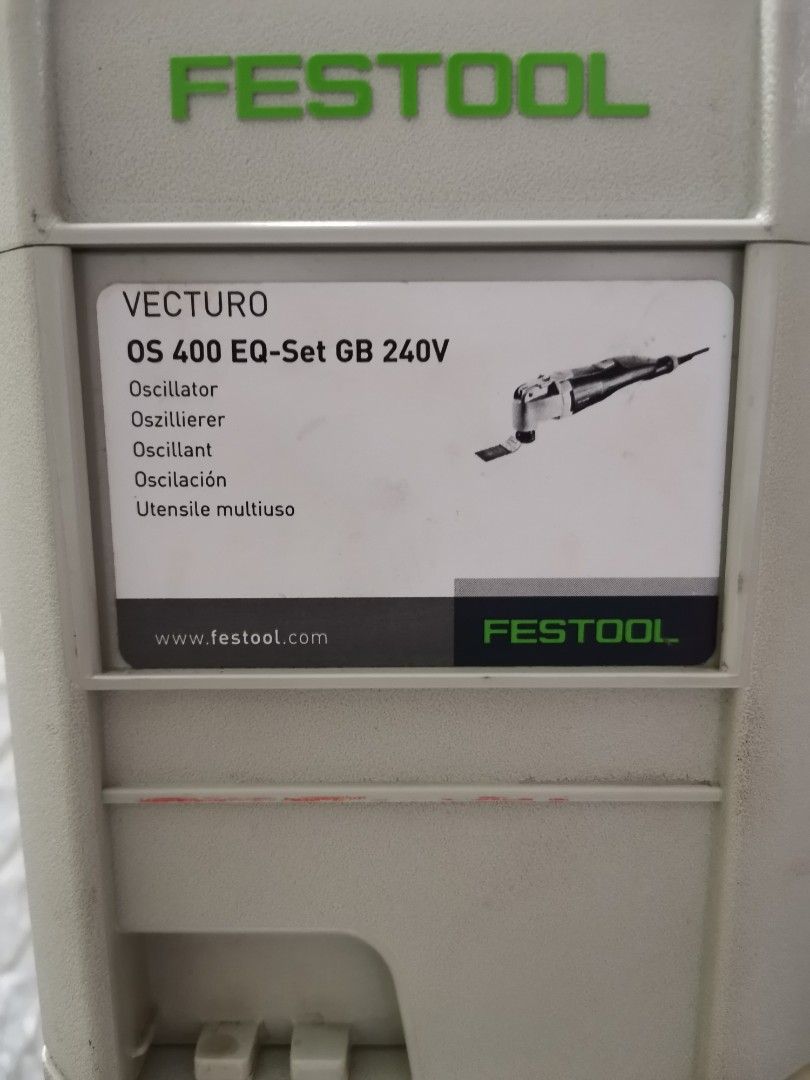 Festool OS Vecturo 400 EQ set (Oscillating tool/saw), Furniture & Home ...