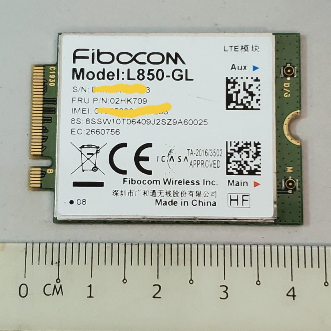 Fibocom L850-GL-10 LTE CAT-9 M.2 WWAN, Computers & Tech, Parts ...