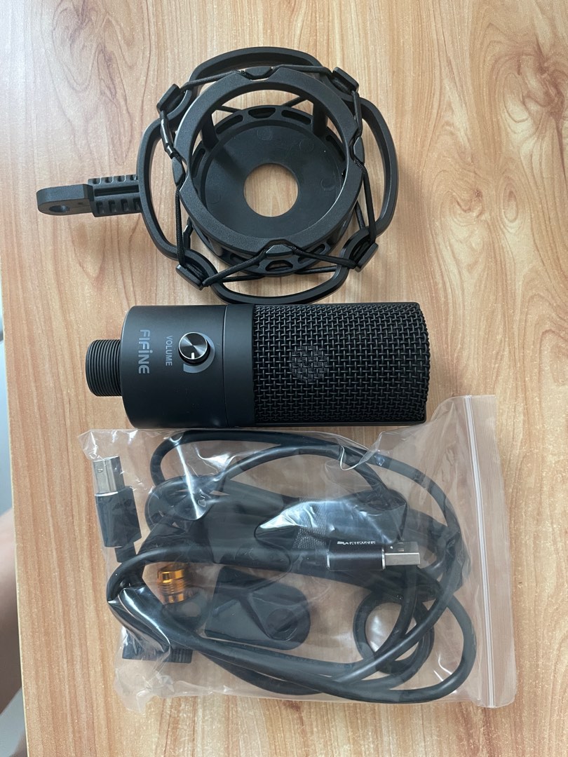 FIFine microphone condenser, Audio, Microphones on Carousell
