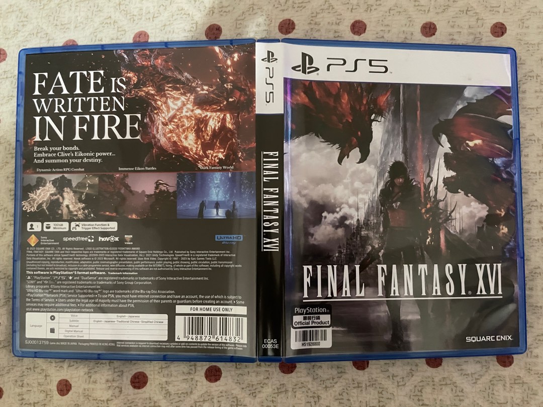 Final Fantasy 16 XVI (FF16), Video Gaming, Video Games, PlayStation on ...