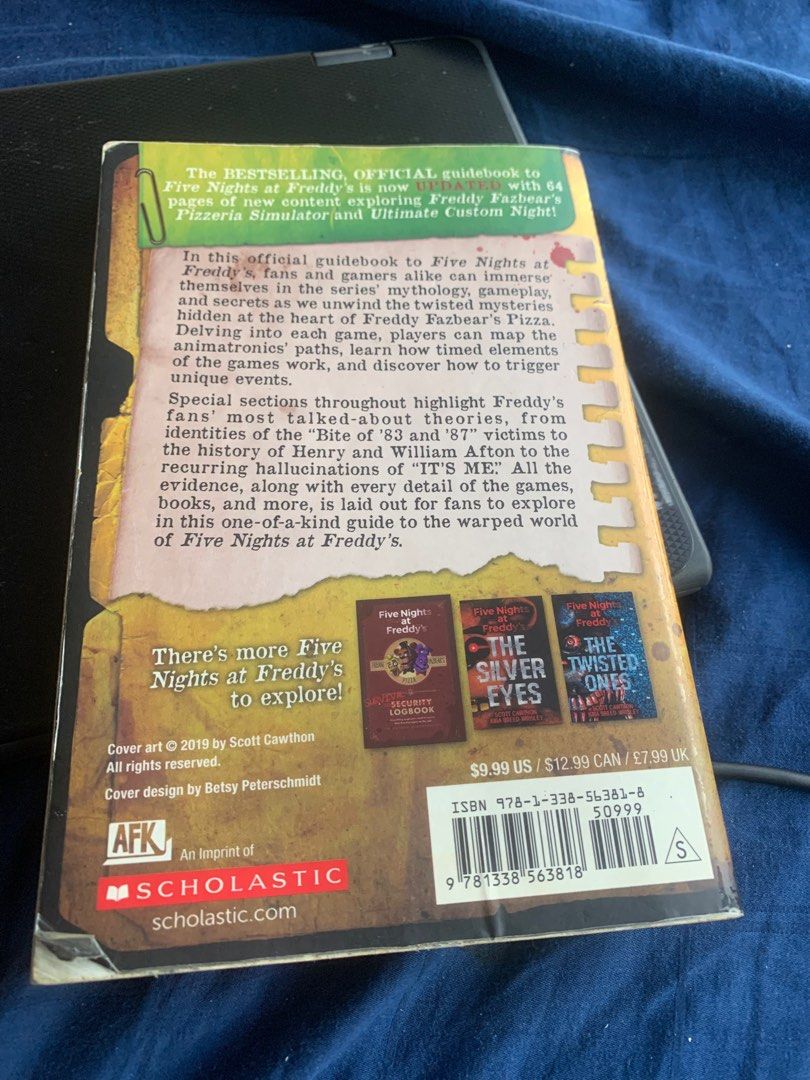 FNAF guidebook, Hobbies & Toys, Books & Magazines, Fiction & Non ...