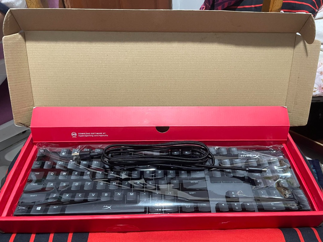 For Sale Mechanical Keyboard Brand New HyperX Alloy Origins Aqua Switch ...