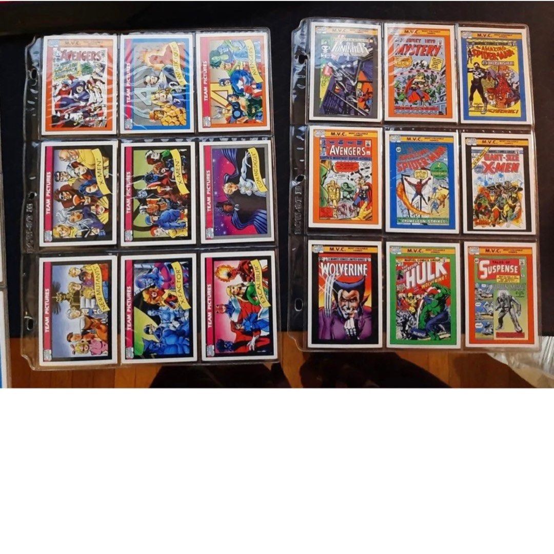 Full Set 1990 Marvel Universe Comics Series 1 Trading Card Complete No ...